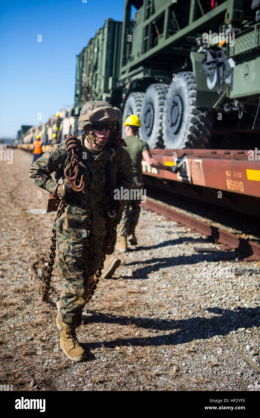 U.S. Marines with Combat Logistics Regiment 2, 2D Marine Logistics ...