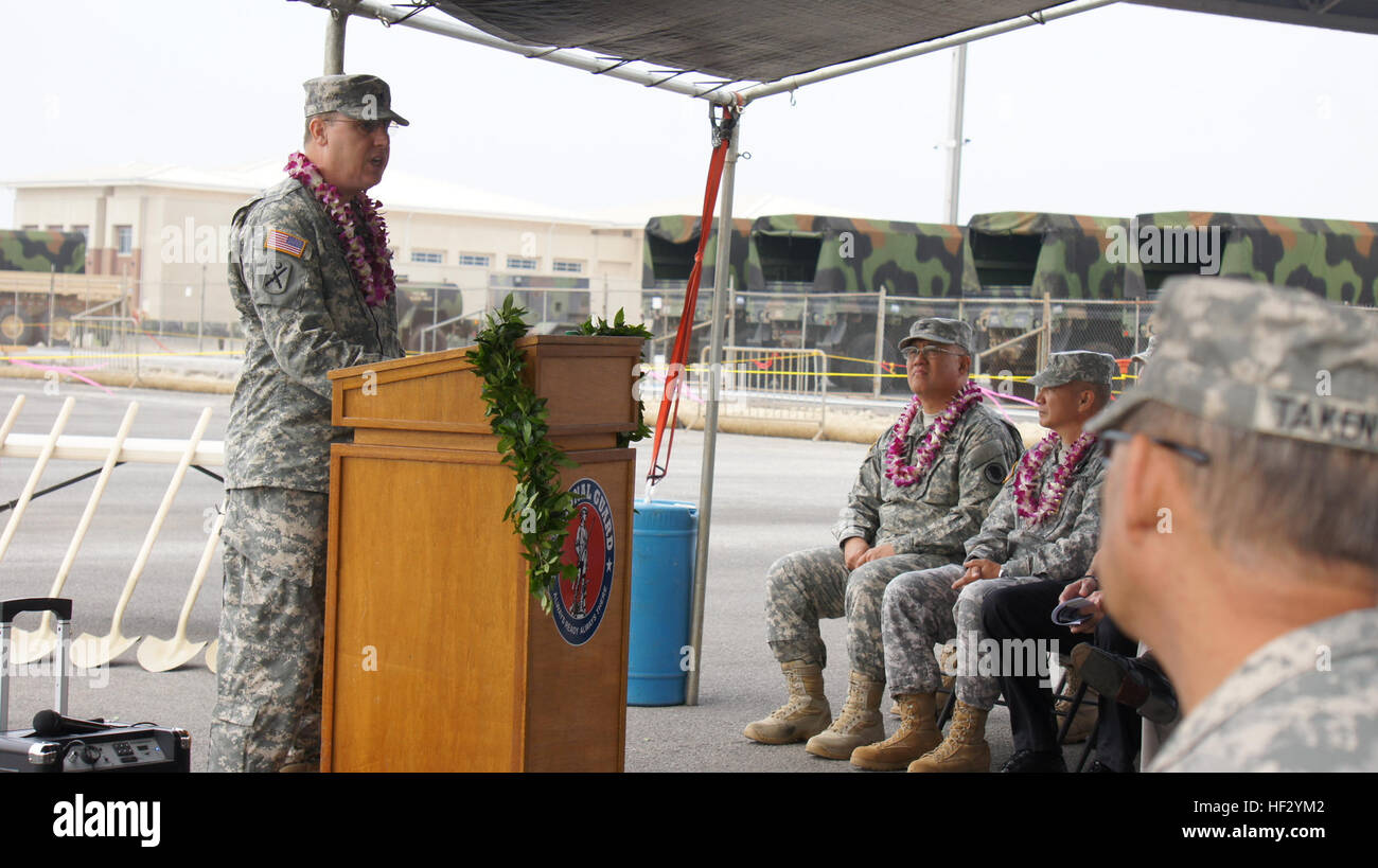 The Hawaii Army National Guard (HIARNG) held a groundbreaking ceremony ...