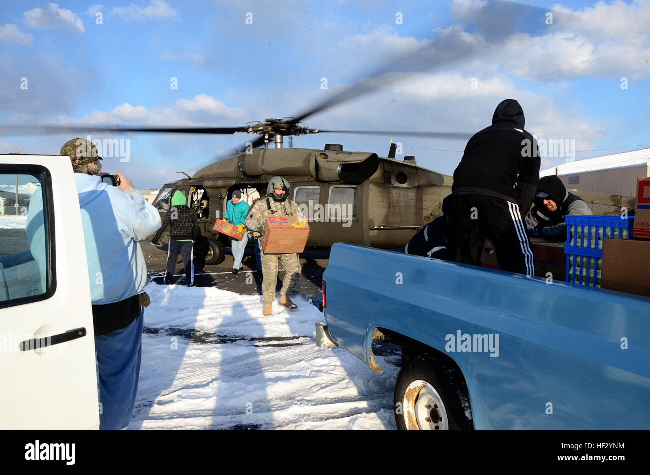 A Virginia Army National Guard aviation crew from the Sandston-based ...