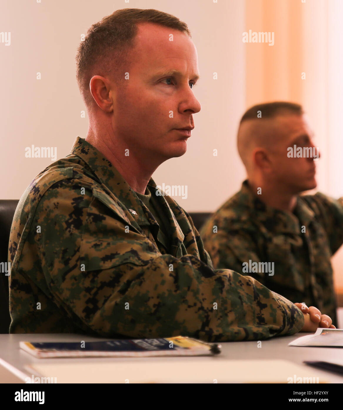 Lt. Col. Jeffrey Stevenson, commanding officer of Black Sea Rotational ...