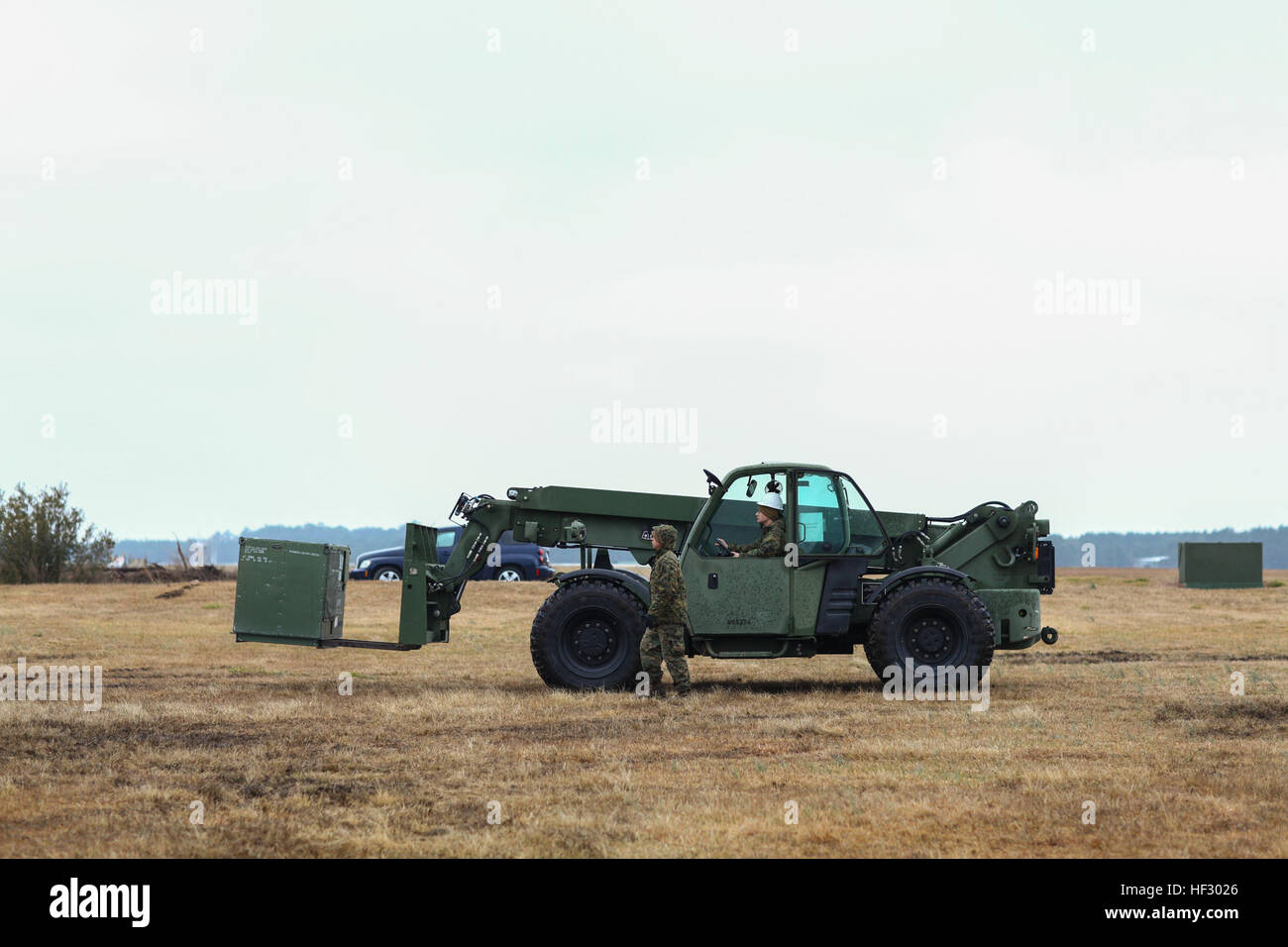 U.S. Marine Corps Cpl. James McFarland, generator mechanic, assigned to ...