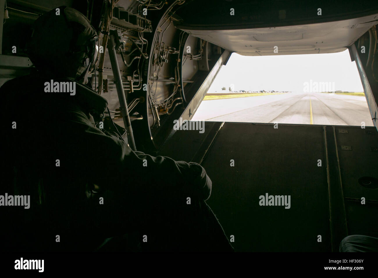 Sgt. Mathew Hamm, a crew chief with Special-Purpose Marine Air-Ground ...