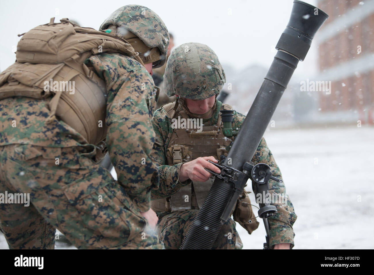 U.S. Marines with Alpha Company, Infantry Training Battalion (ITB ...