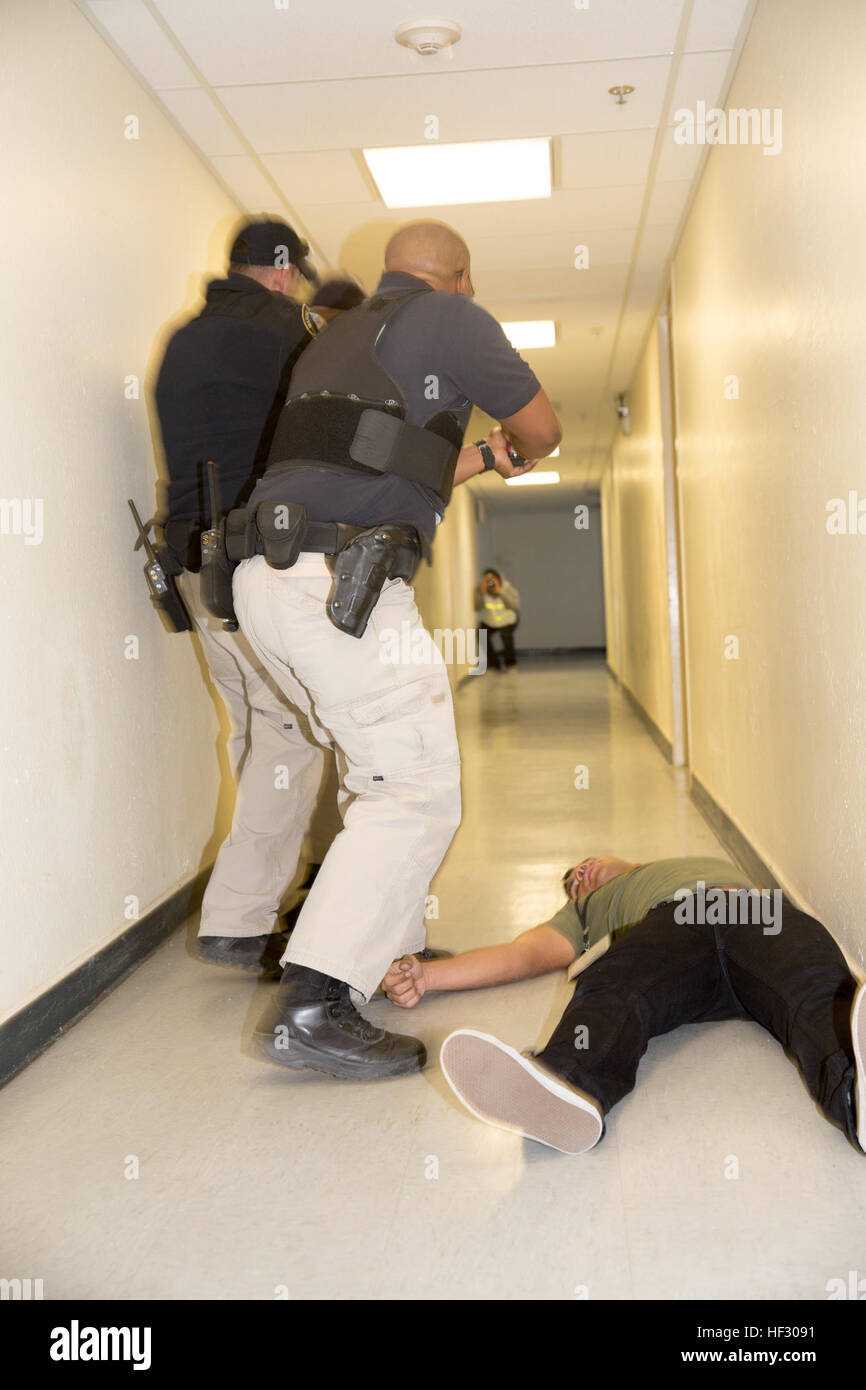 Members of the Marine Corps Logistics Base Barstow Police Department ...