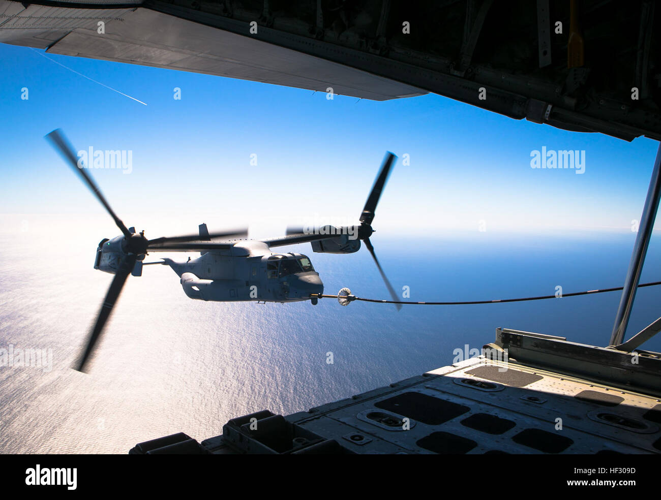 A U.S. Marine Corps MV-22B Osprey from Special-Purpose Marine Air ...