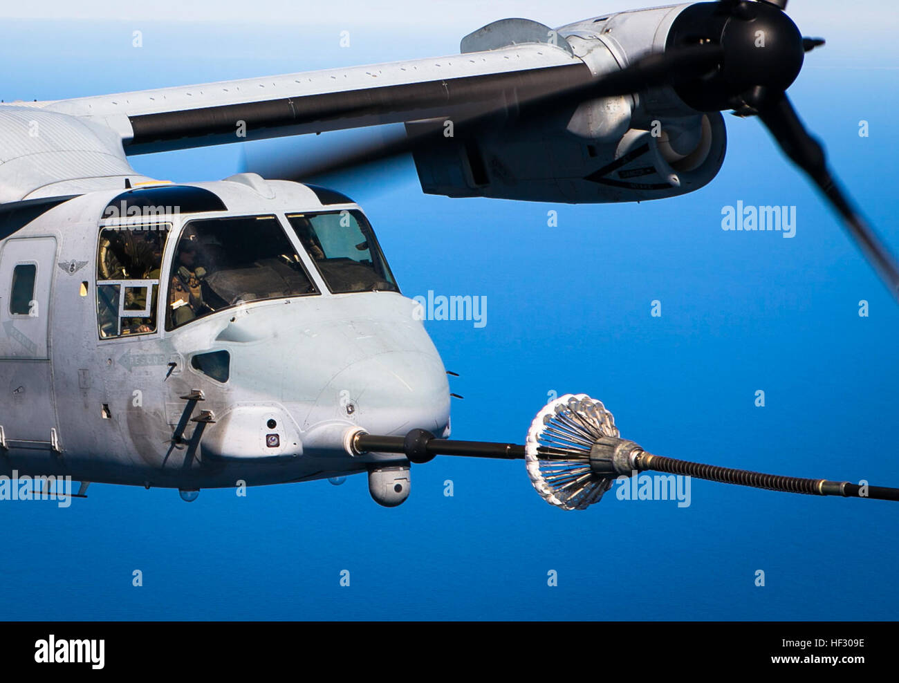A U.S. Marine Corps MV-22B Osprey from Special-Purpose Marine Air ...