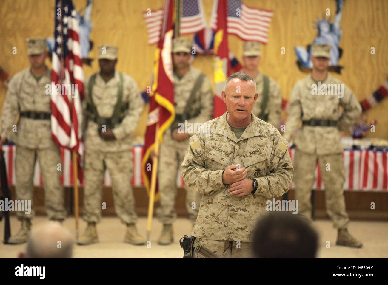 The commanding general of marine expeditionary brigade afghanistan hi ...