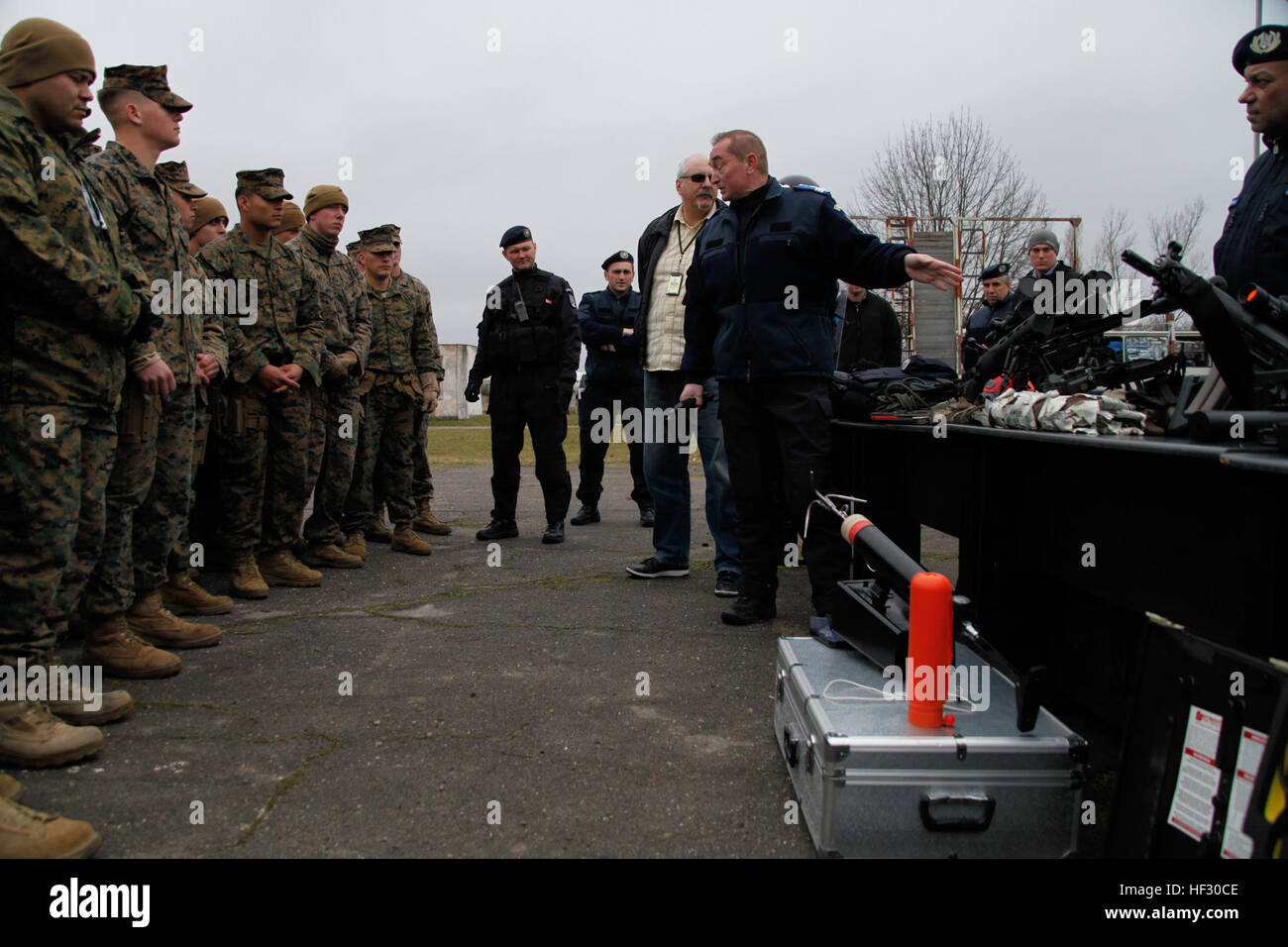 Romanian Jandarmeria Col. Catalin Paraschiv, deputy commander of the ...