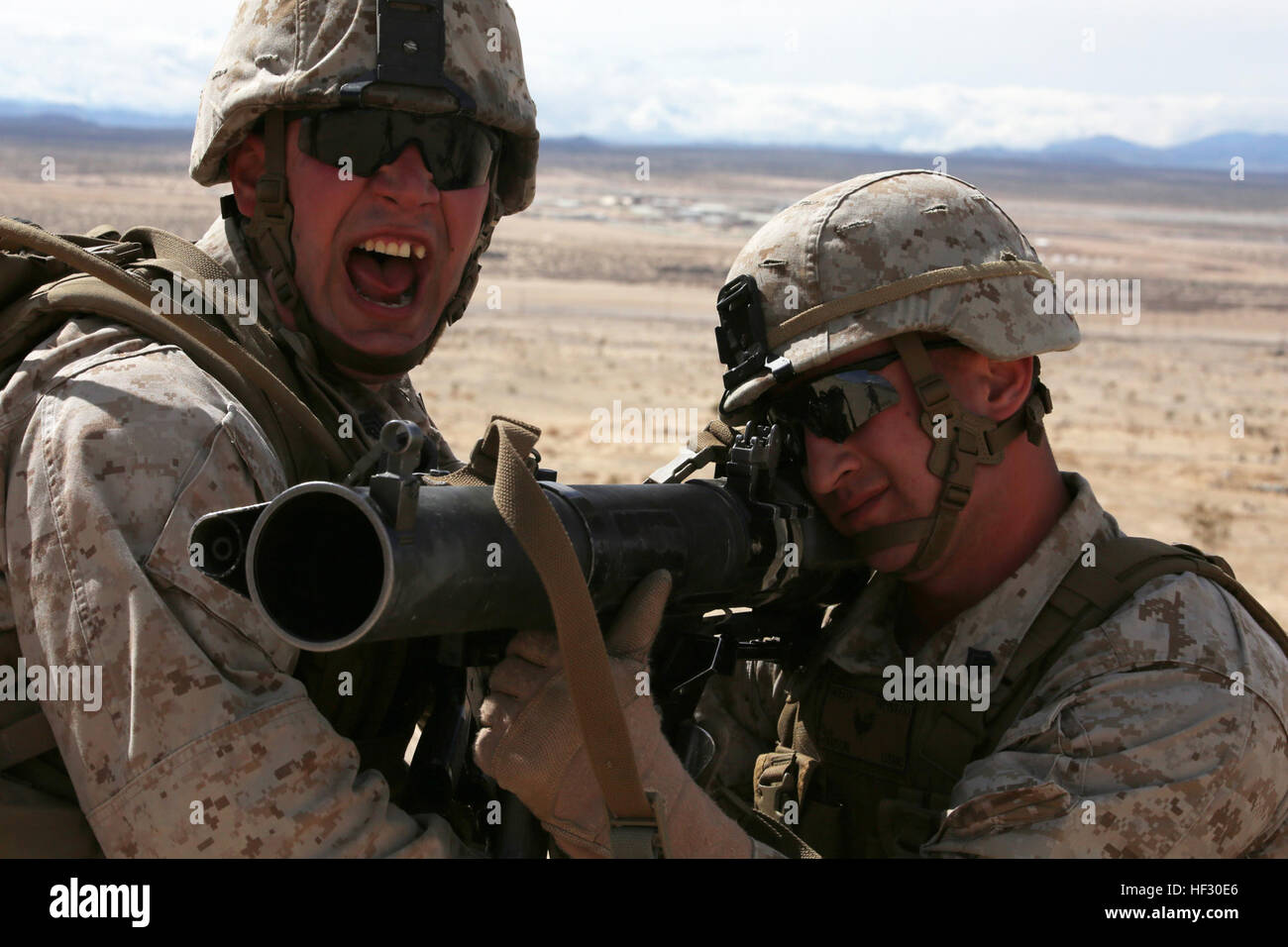 Sgt. Brian E. Willett, left, anti-tank missileman (assistant gunner ...