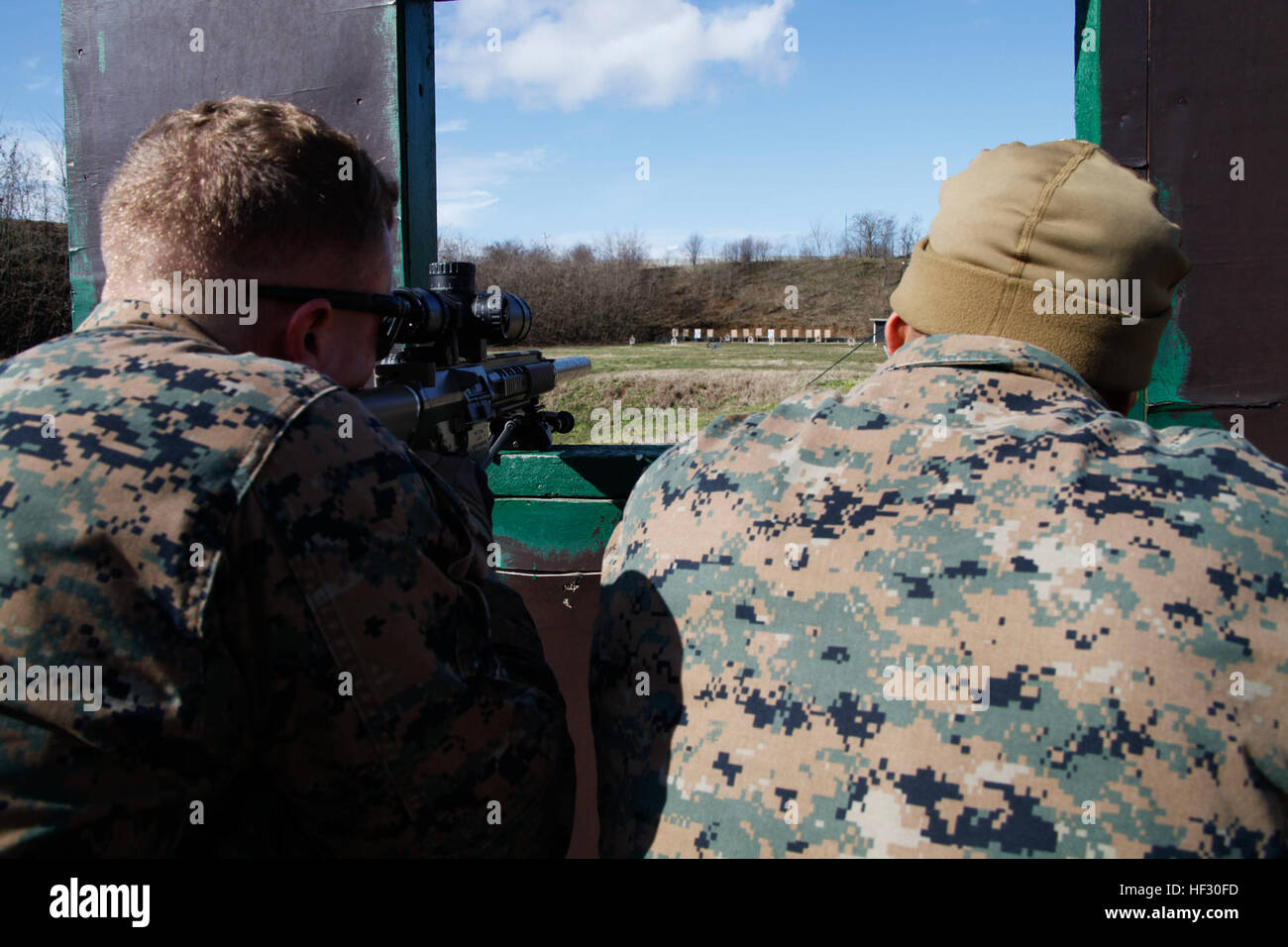 U.S. Marines from Alpha Fleet Anti-terrorism Security Team Company ...