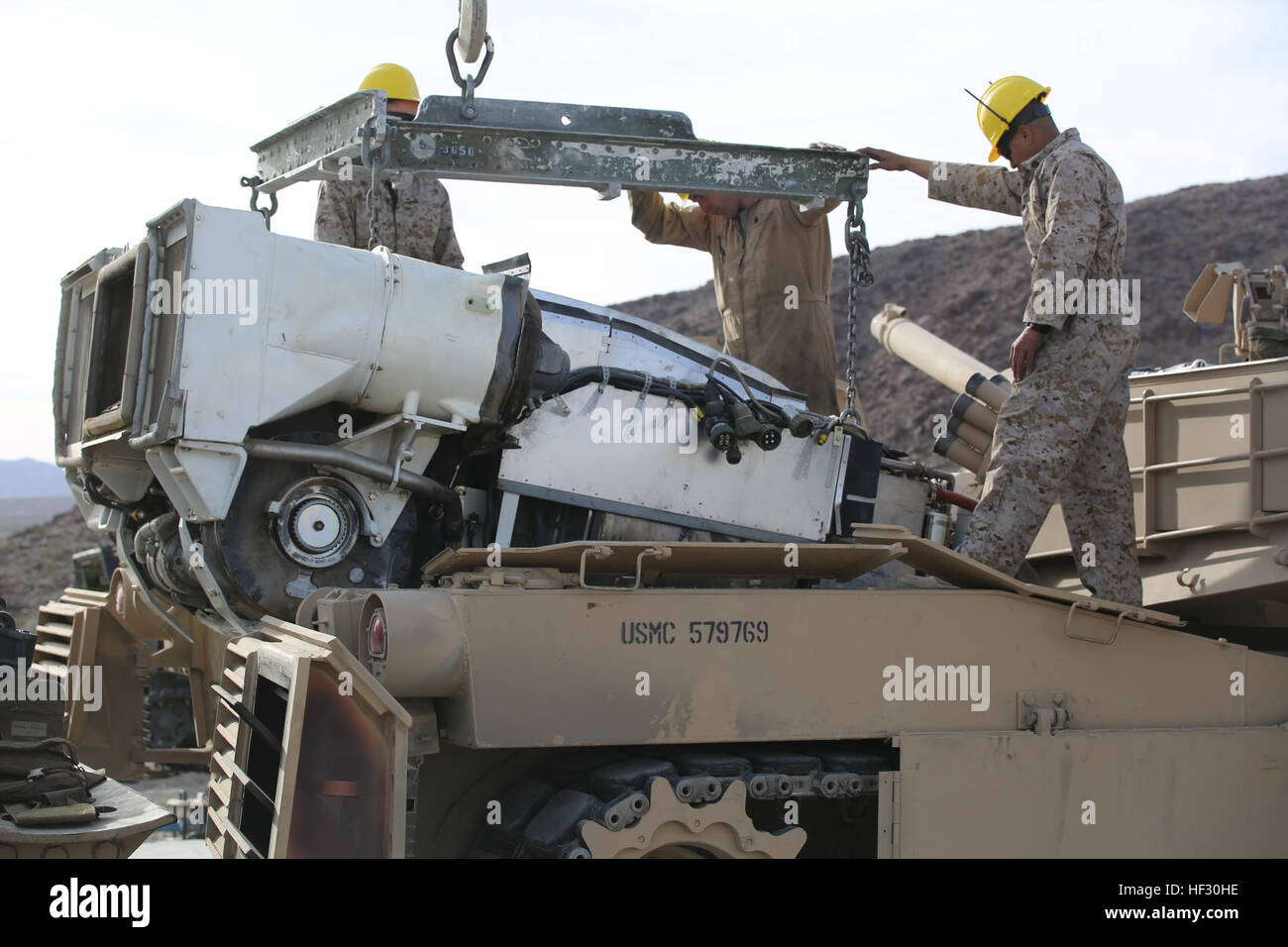 Marines with Tank Platoon, Company B, Ground Combat Element Integrated ...
