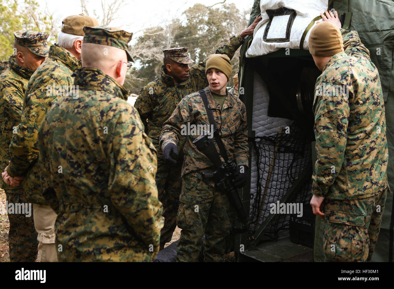 U.S. Marine Corps Pfc. Stephen Nothnagel, water support technician ...