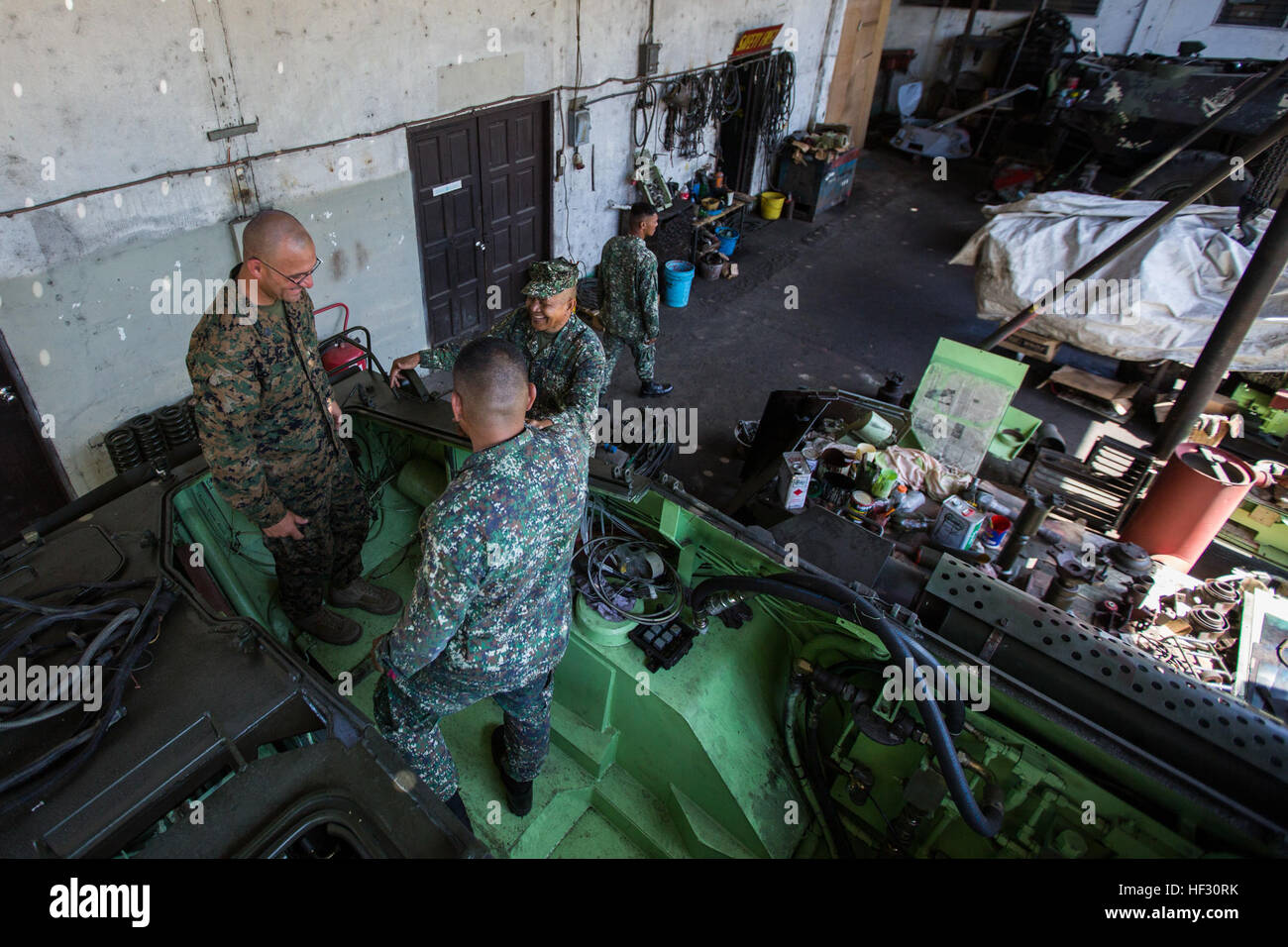 U.S. Marine Corps Staff Sgt. Jeremy Owens, amphibious assault vehicle ...