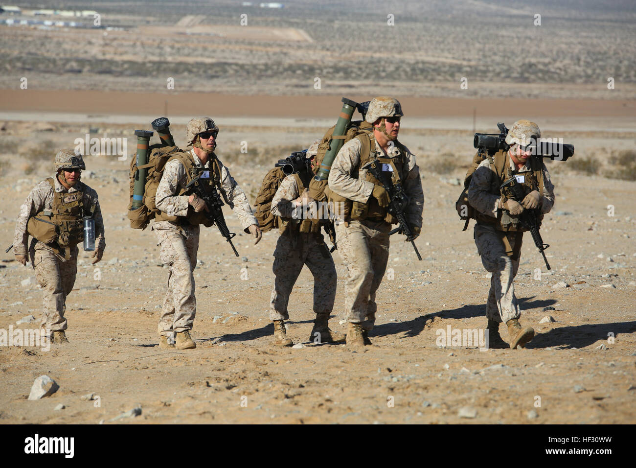 Marines with Anti-Armor Section, Weapons Company, Ground Combat Element ...