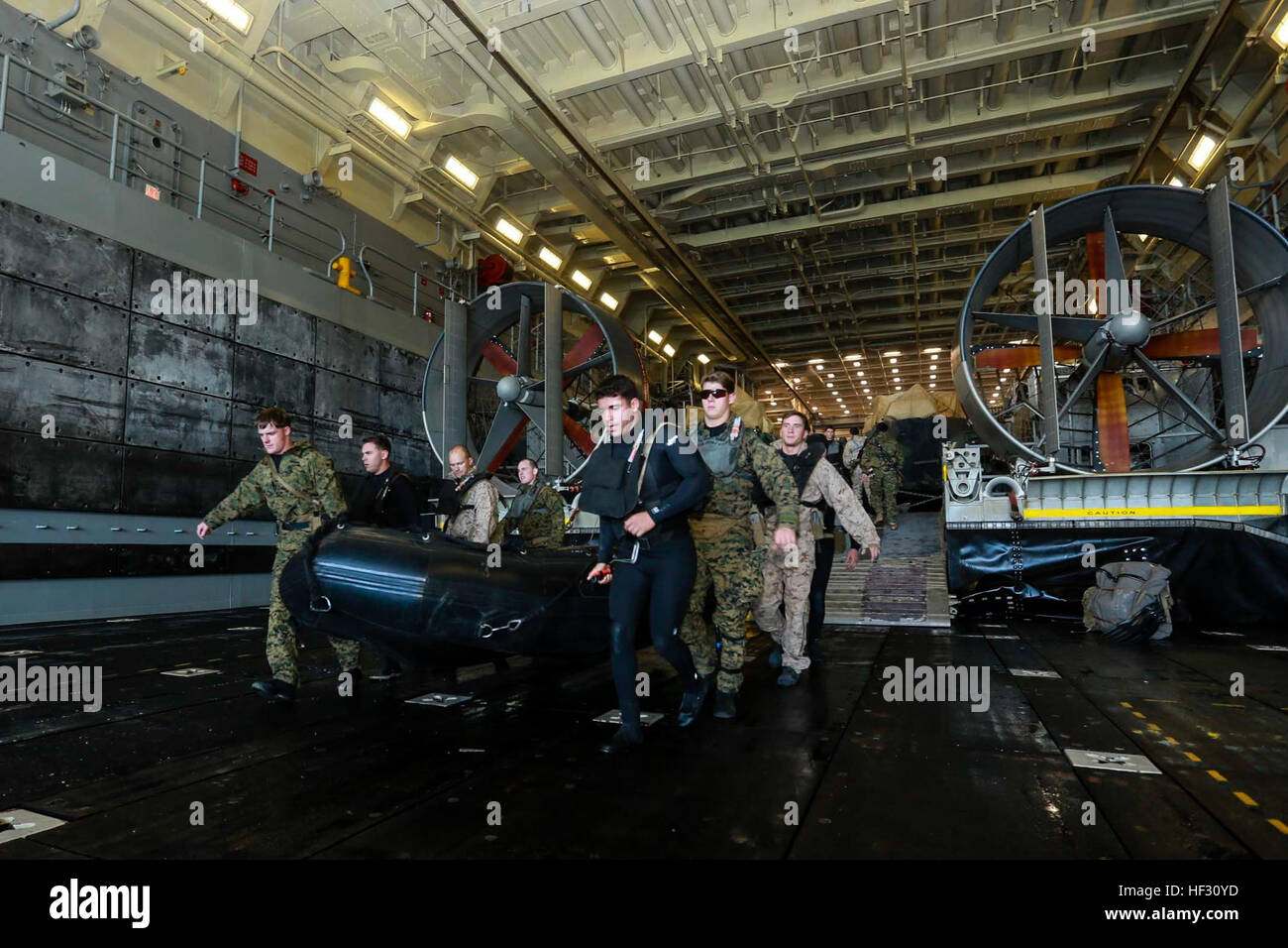 U.S. Marines with the 15th Marine Expeditionary Unit's Maritime Raid ...