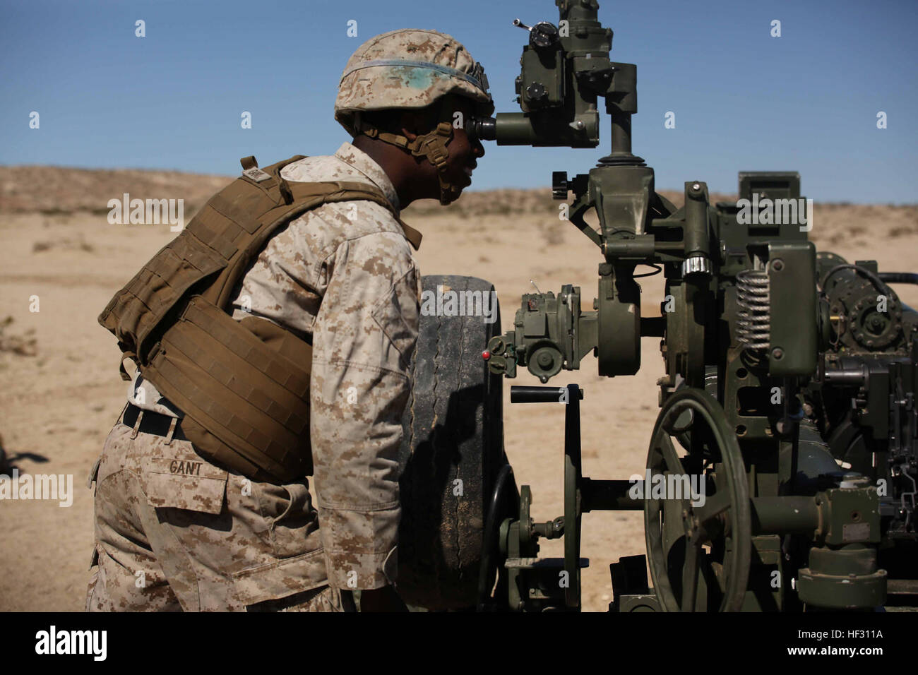 Cpl. Jabriel T. Gant, Gunner, Battery A, Ground Combat Element ...