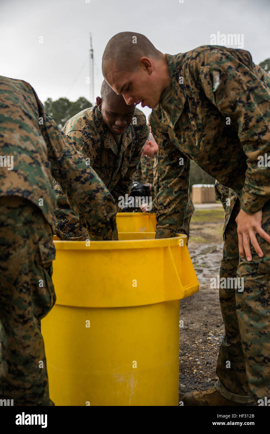 Rct. Brandon C. Wicker, right, and Rct. Andrew C. Jackson, both with ...