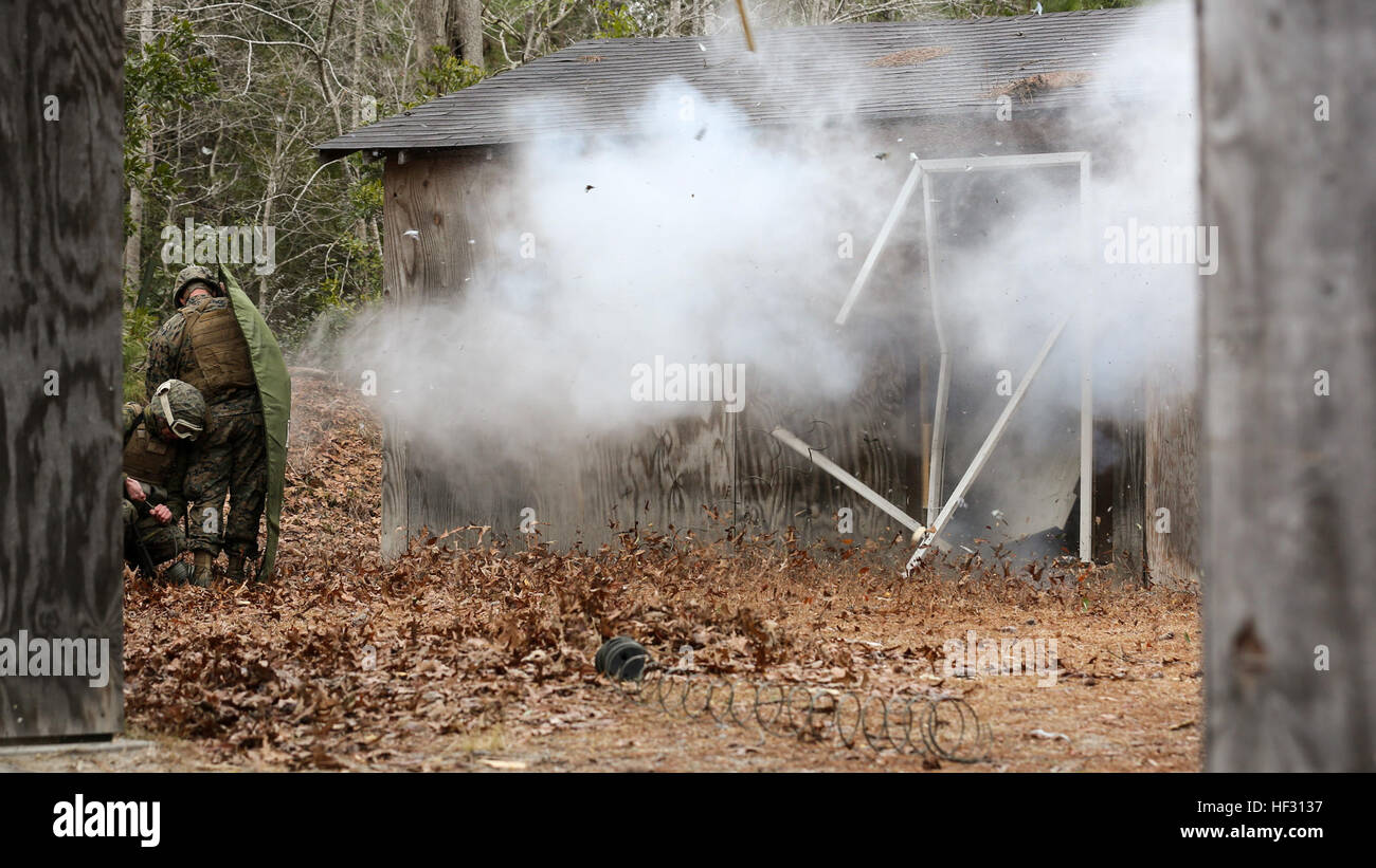 Marines with Mobility Assault Company, 2nd Combat Engineer Battalion ...