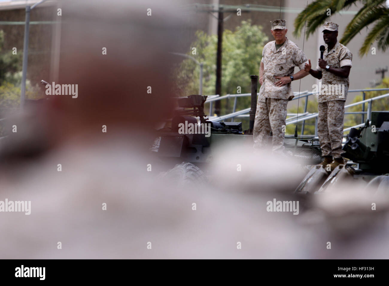 The Commandant of the Marine Corps, Gen. James T. Conway, and the ...