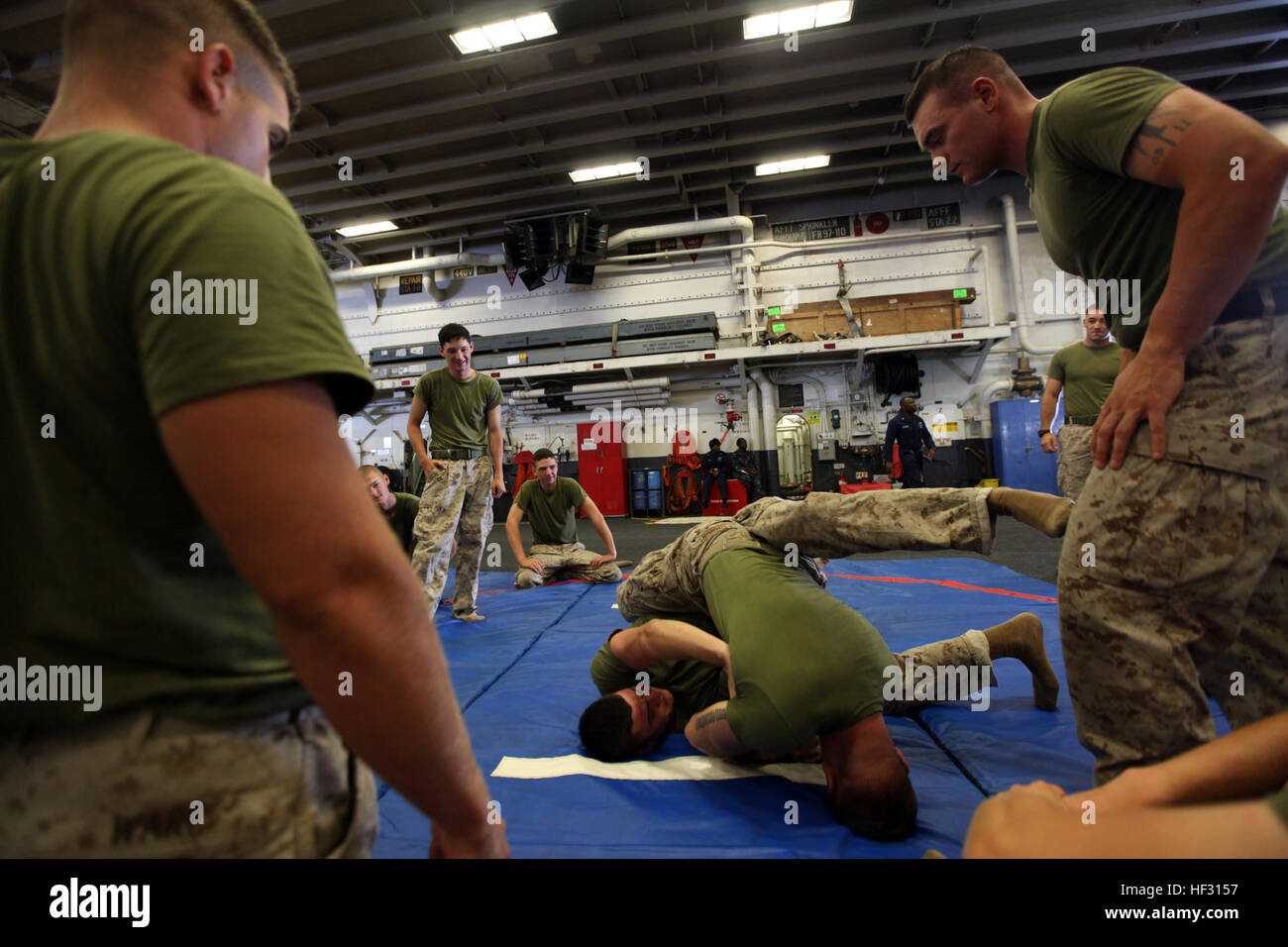 Marines with Battalion Landing Team 3rd Battalion, 6th Marine Regiment ...
