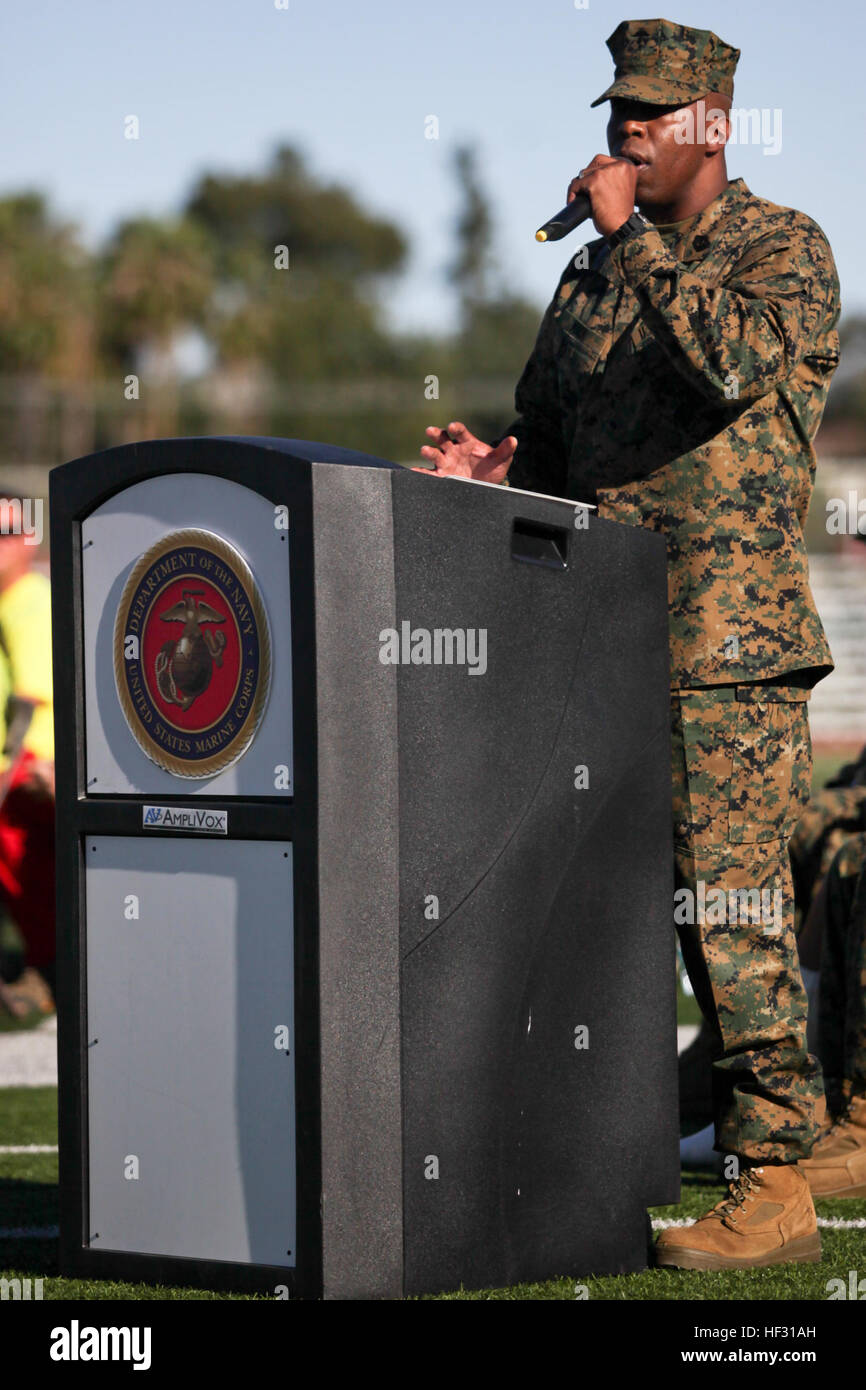 U.S. Marine Corps Sgt. Maj. Michael T. Mack, sergeant major of Wounded ...