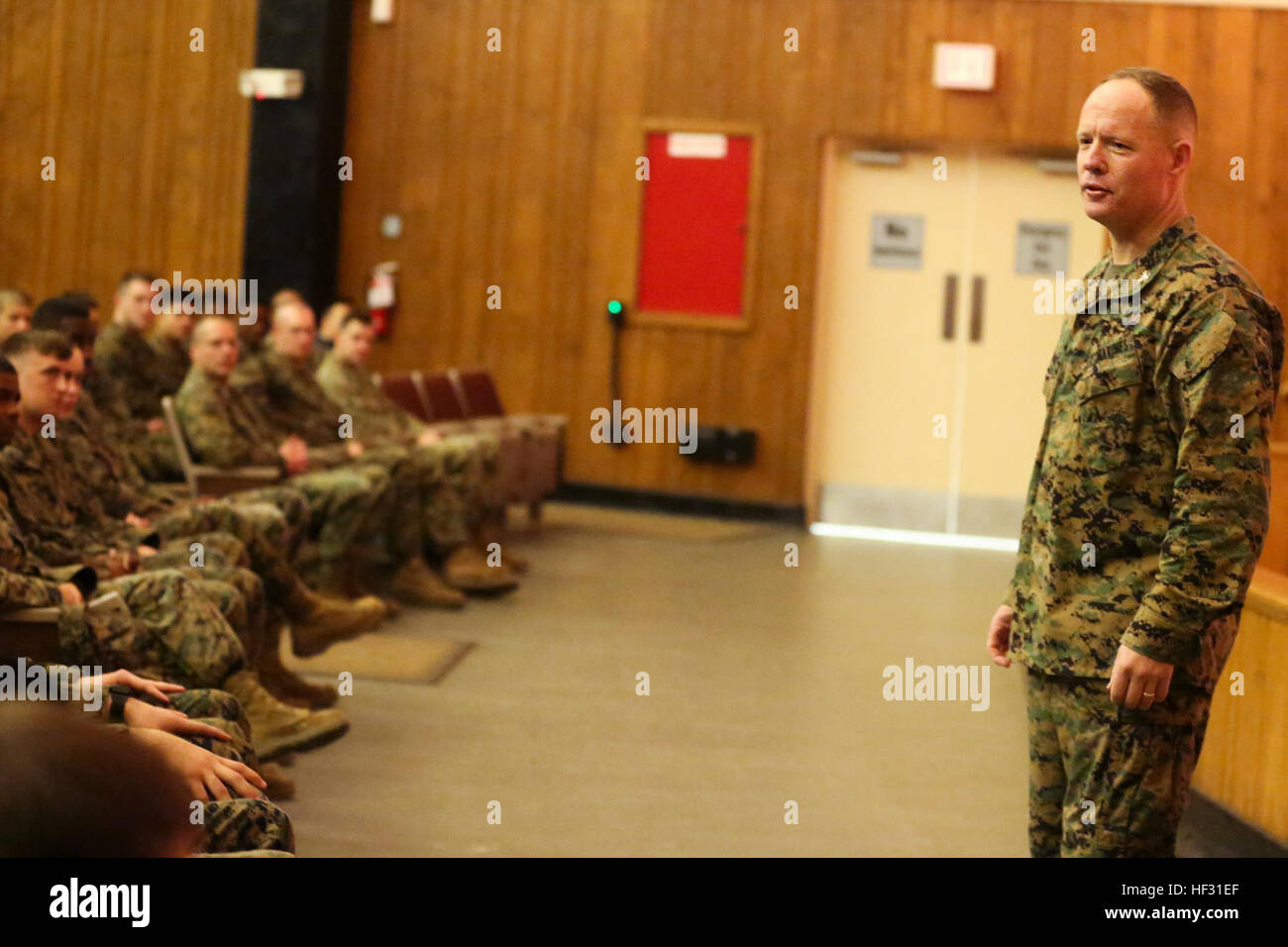 Colonel Thomas J. Gordon, commanding officer of II Marine Expeditionary ...