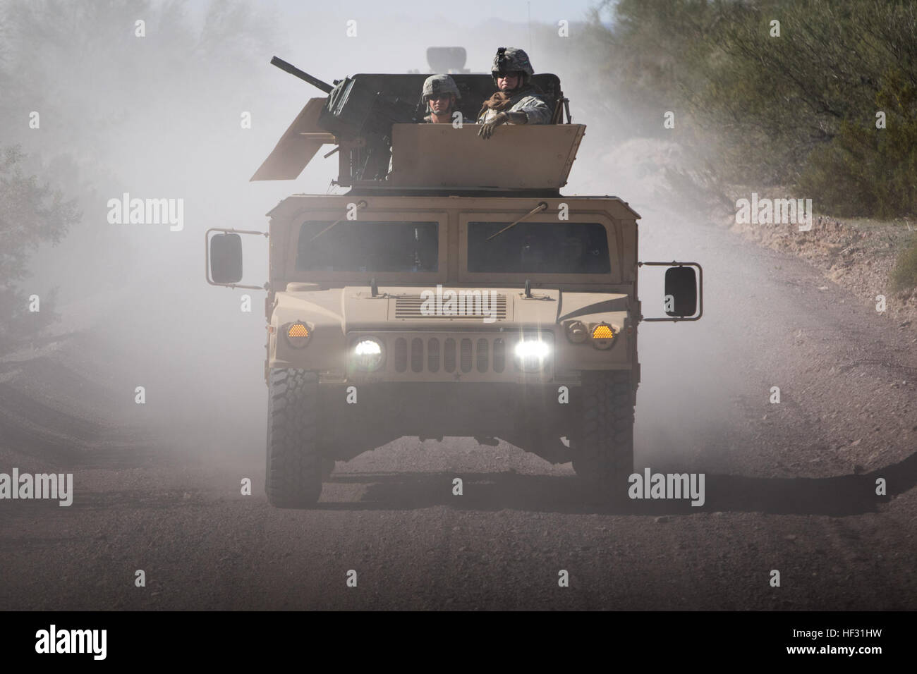 Arizona Army National Guard Sgt. Kevin Treece, left, and Spc. Daniel ...