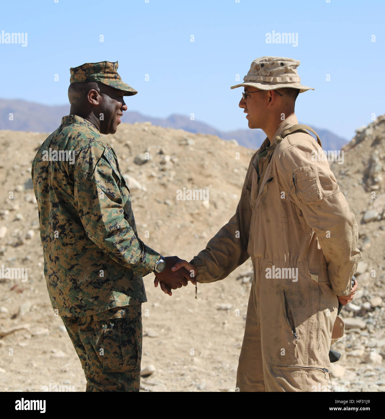 Sgt. Maj. Ronald L. Green, left, sergeant major of the Marine Corps ...