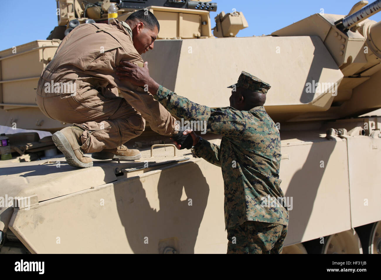 Sgt. Maj. Ronald L. Green, right, sergeant major of the Marine Corps ...
