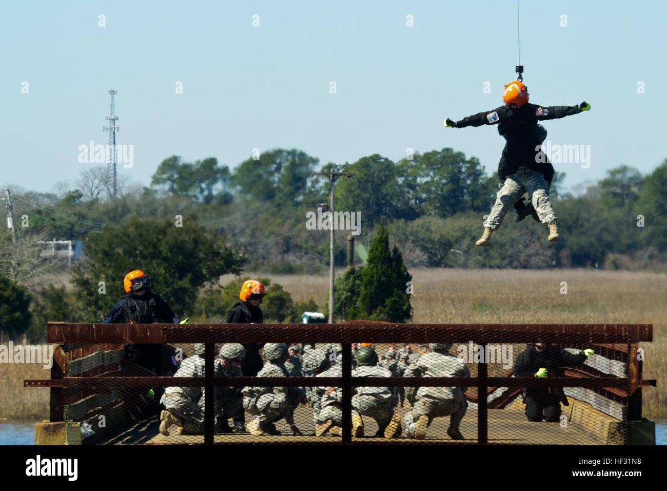 The South Carolina Helicopter Aquatic Rescue Team (SC-HART) along with ...