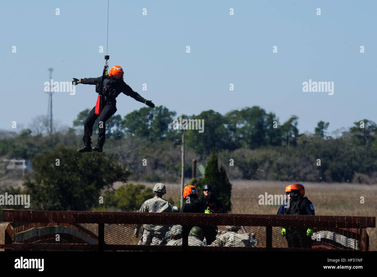The South Carolina Helicopter Aquatic Rescue Team (SC-HART) along with ...
