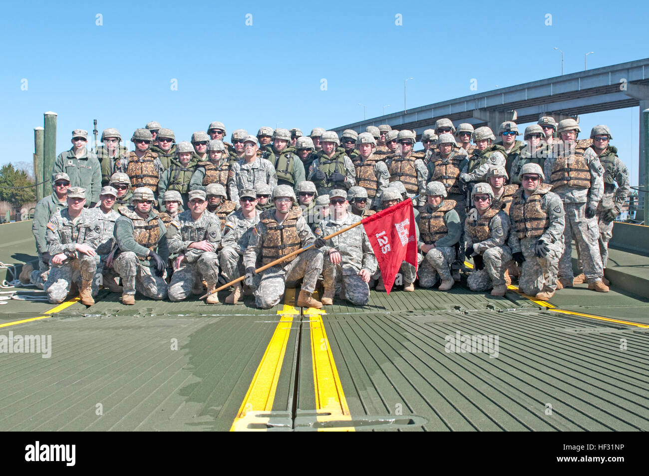 S.C. National Guard Soldiers with the 125th Multi-Role Bridge Company ...