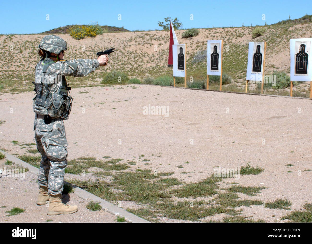 Arizona Army National Guard Spc. Caylee Baker, a military police ...