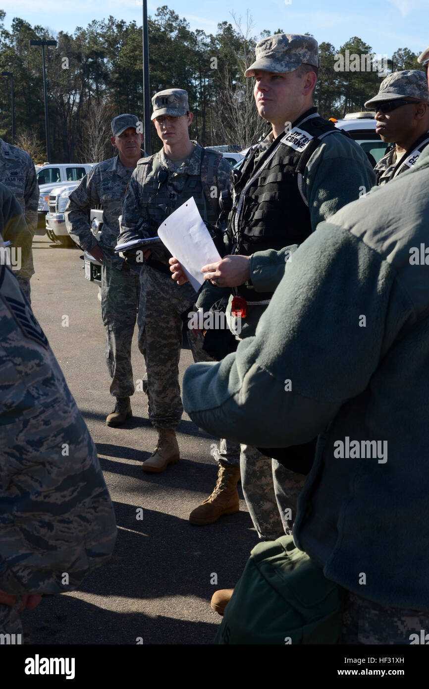 U.S. Army Capt. Randy Conyers, the battle captain of Georgia Army ...
