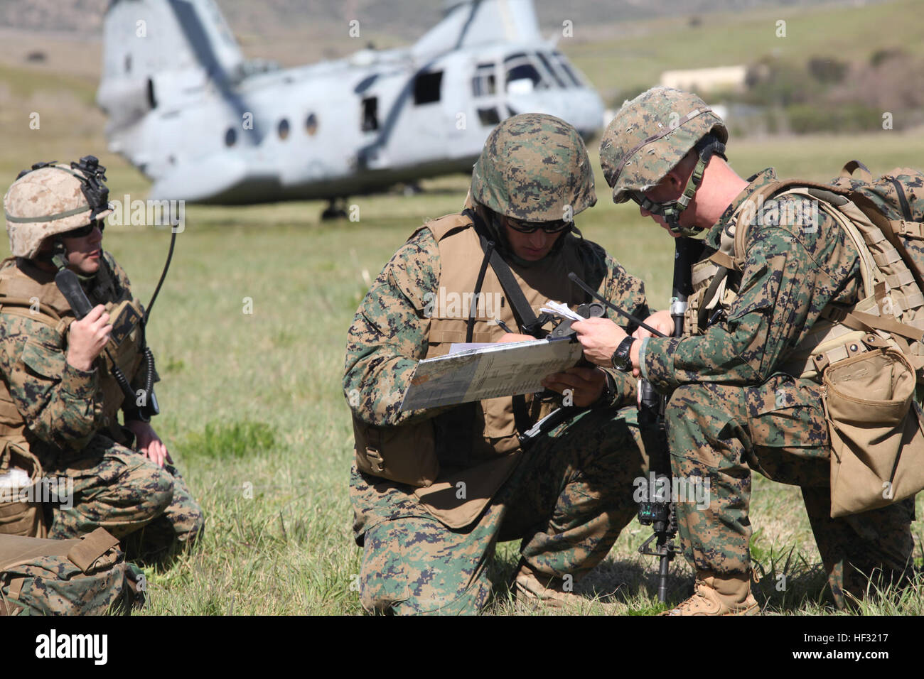 Marines with 1st Tank Battalion quick reaction force Marine Corps Air ...