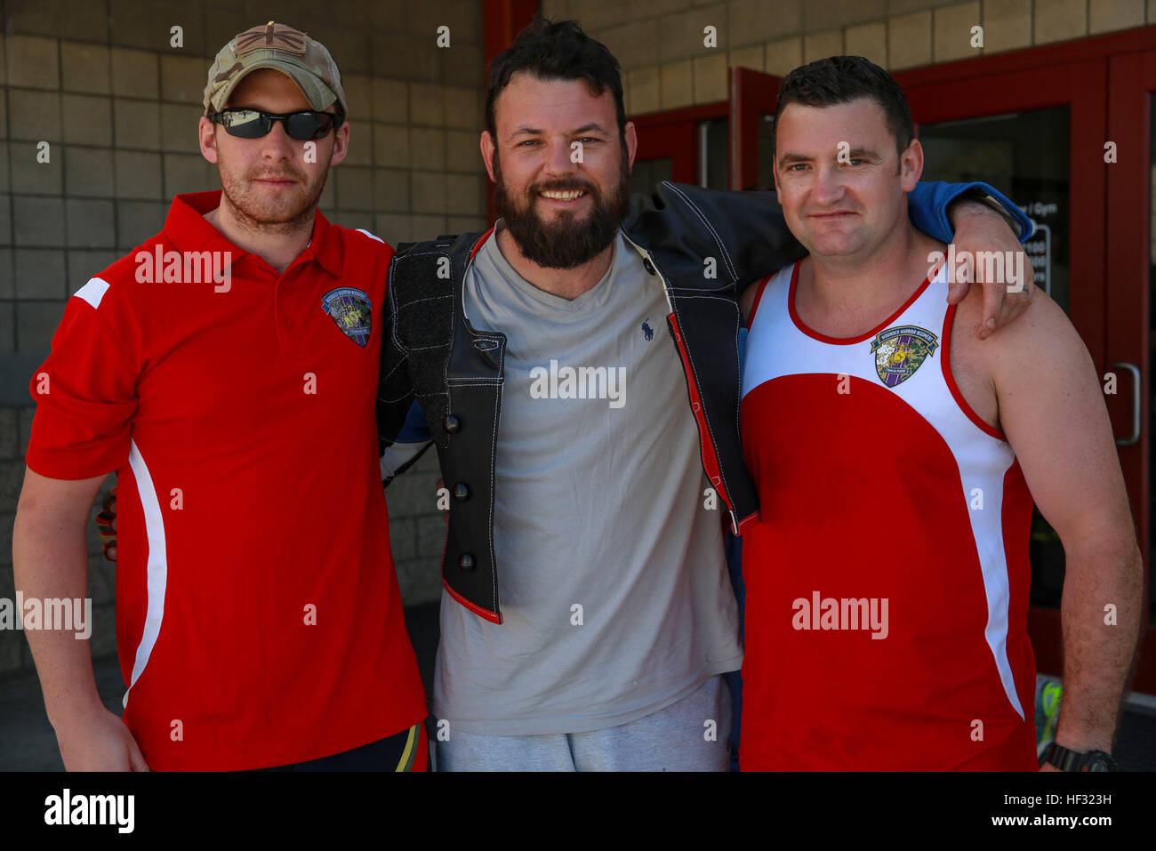 (From left to right) Luke Darlington, Paul Vice and Gavin Bolger pose ...