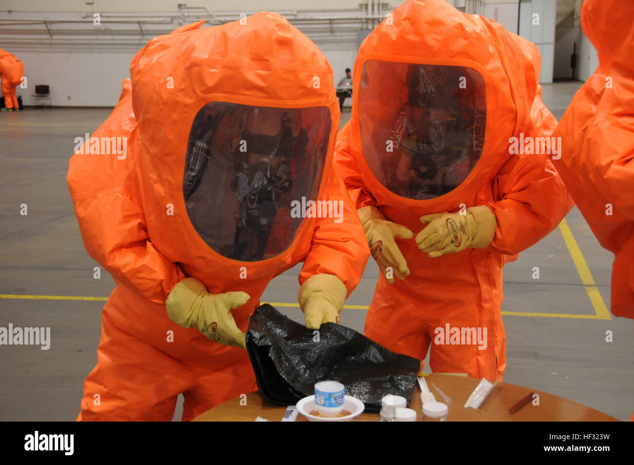 Senior Master Sgt. David Perez and Senior Airman Zach Perez participate ...