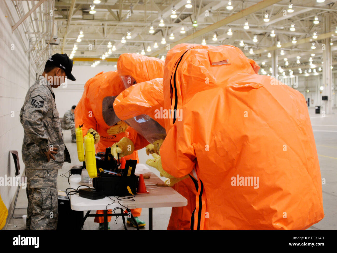 Master Sgt. Robby McGee assists emergency managers, from the Air ...