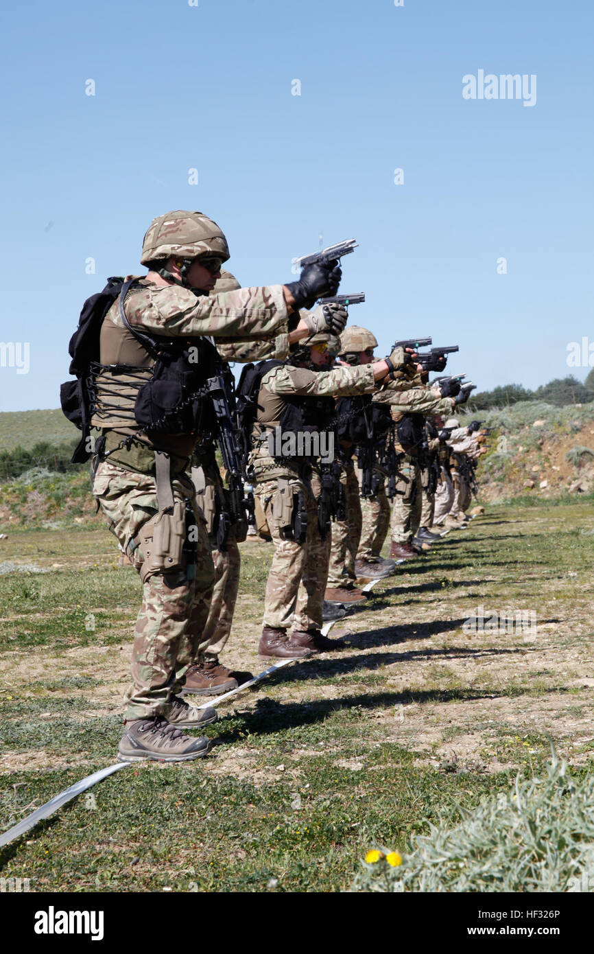 U.S. Marines from Alpha Fleet Anti-terrorism Security Team Company ...