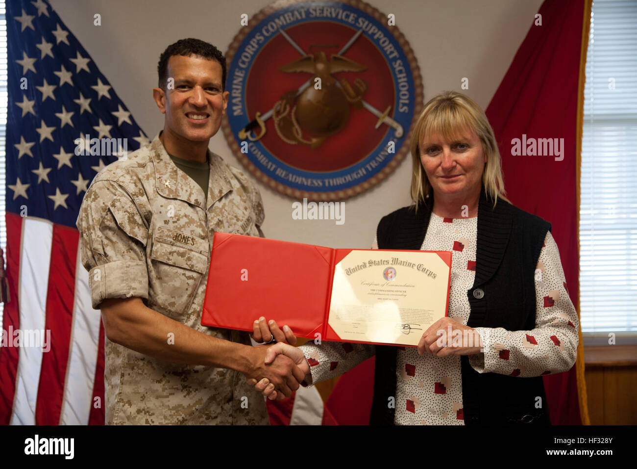 U.S. Marine Corps Colonel David E. Jones, Commanding Officer of the ...