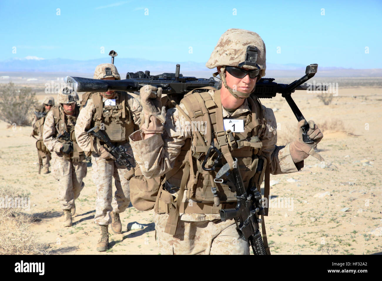 Sgt. Hannah S. Jacobson, machine gunner with Weapons Company, Ground ...
