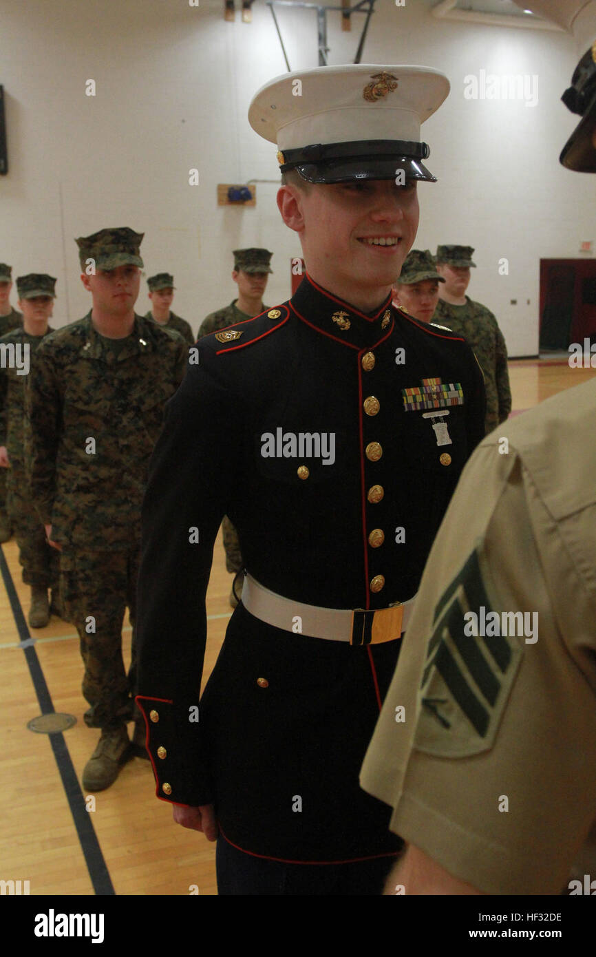 Ryan J. Dotson, a St. Albans High School senior and fouth-year Marine ...