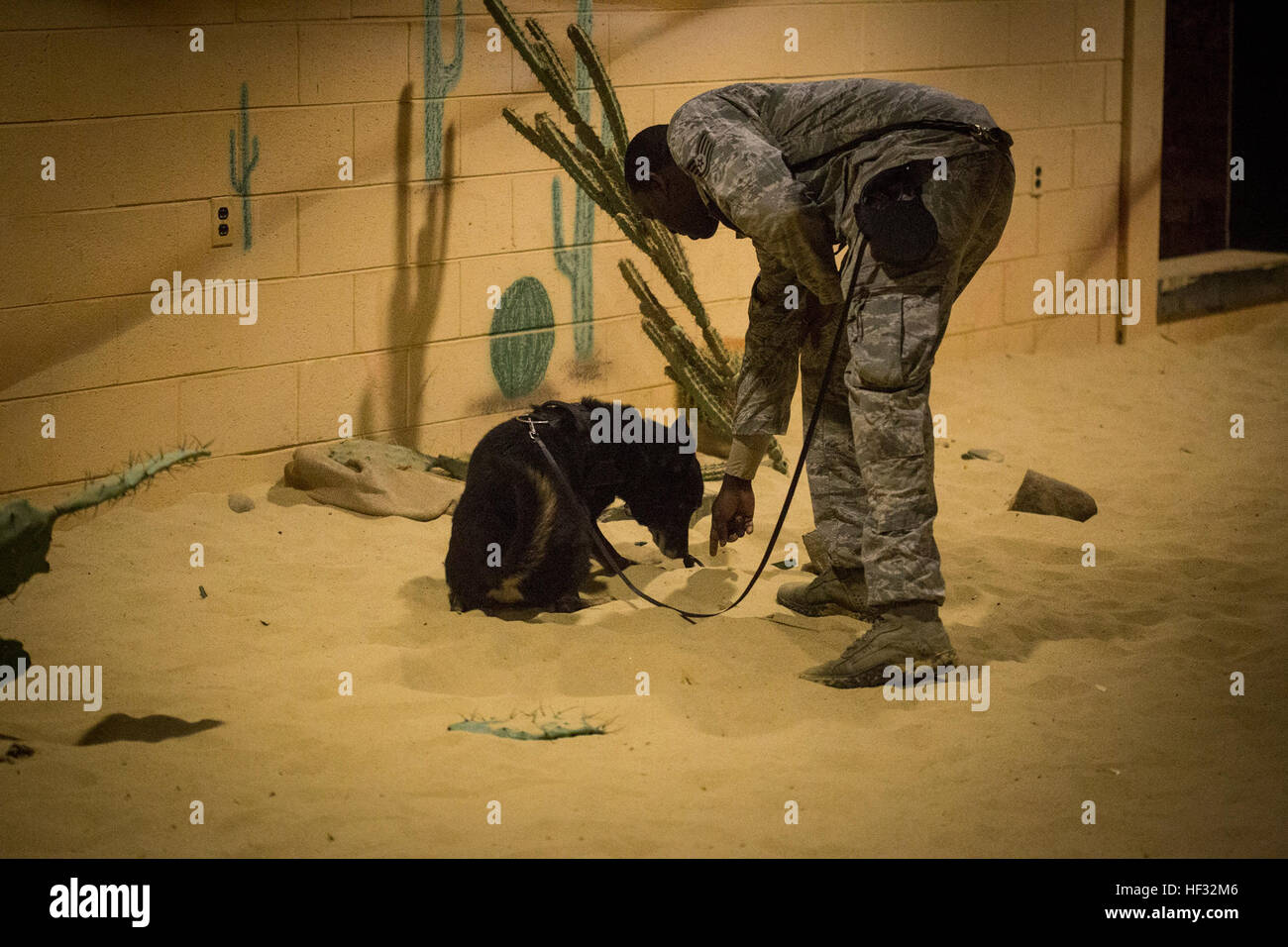 U.S. Air Force Staff Sgt. Kenneth Parham, an 87th Security Forces ...