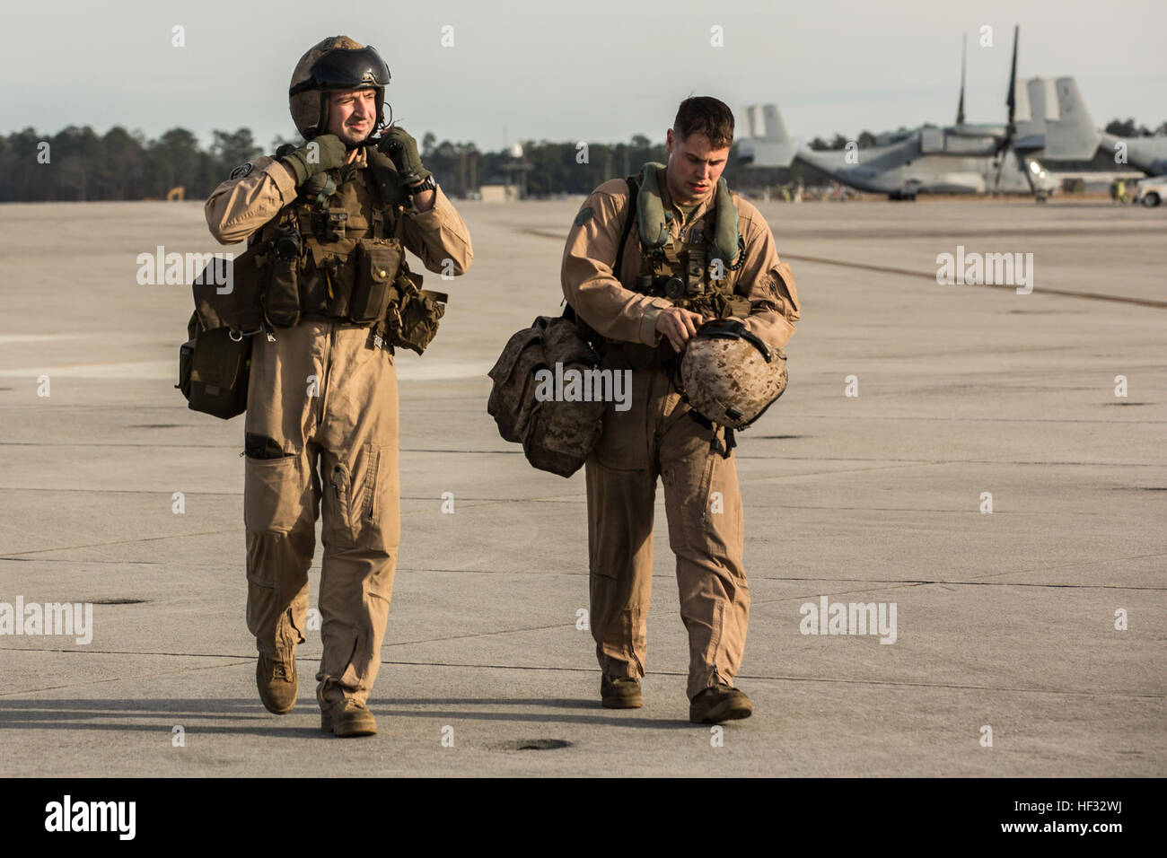 U.S Marine Corps Capt. Benjamin Bullock, left, and Capt. John Inabinet ...