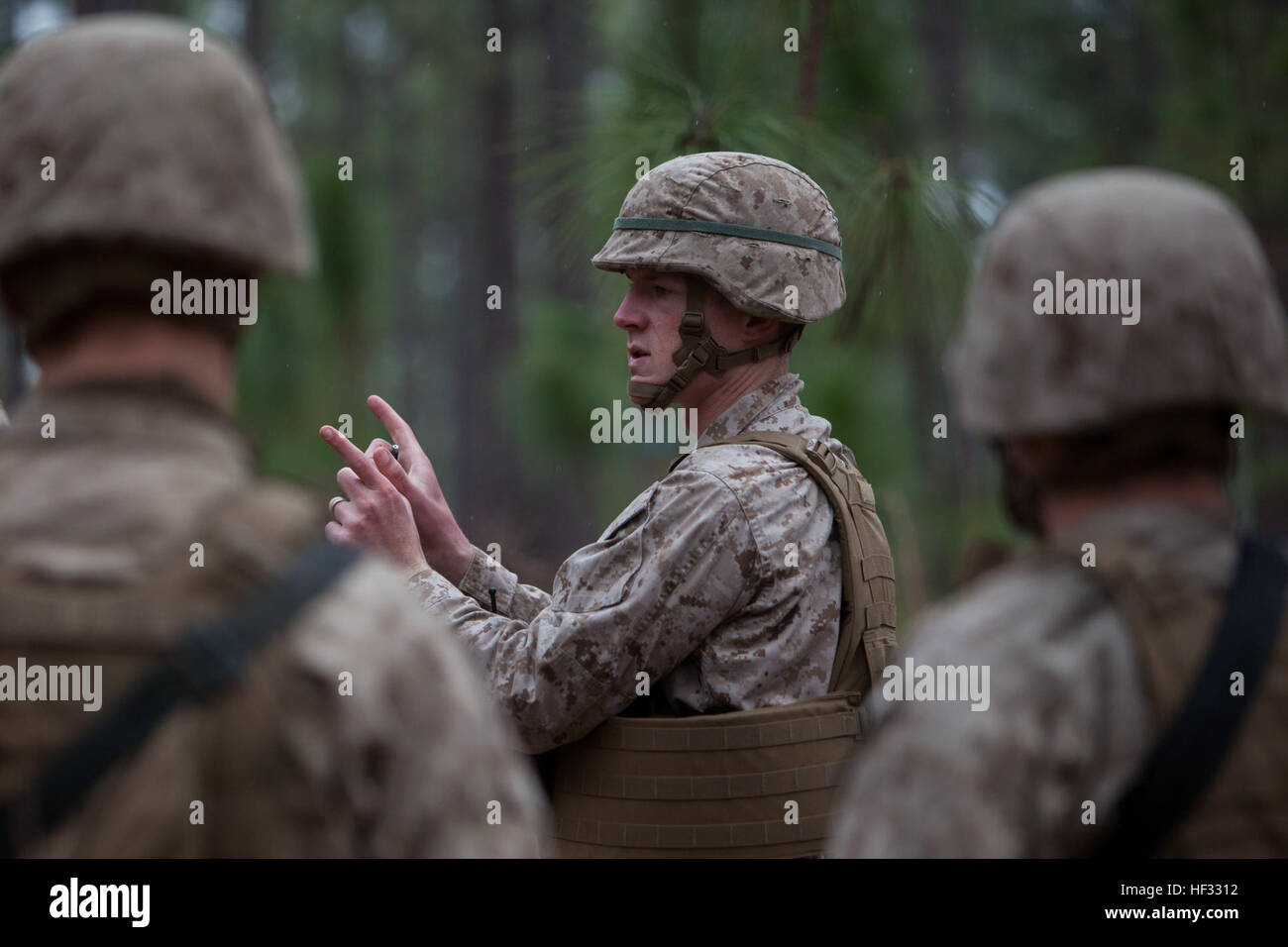 U.S. Marine Capt. Daniel C. Walker with 2nd Transportation Support ...