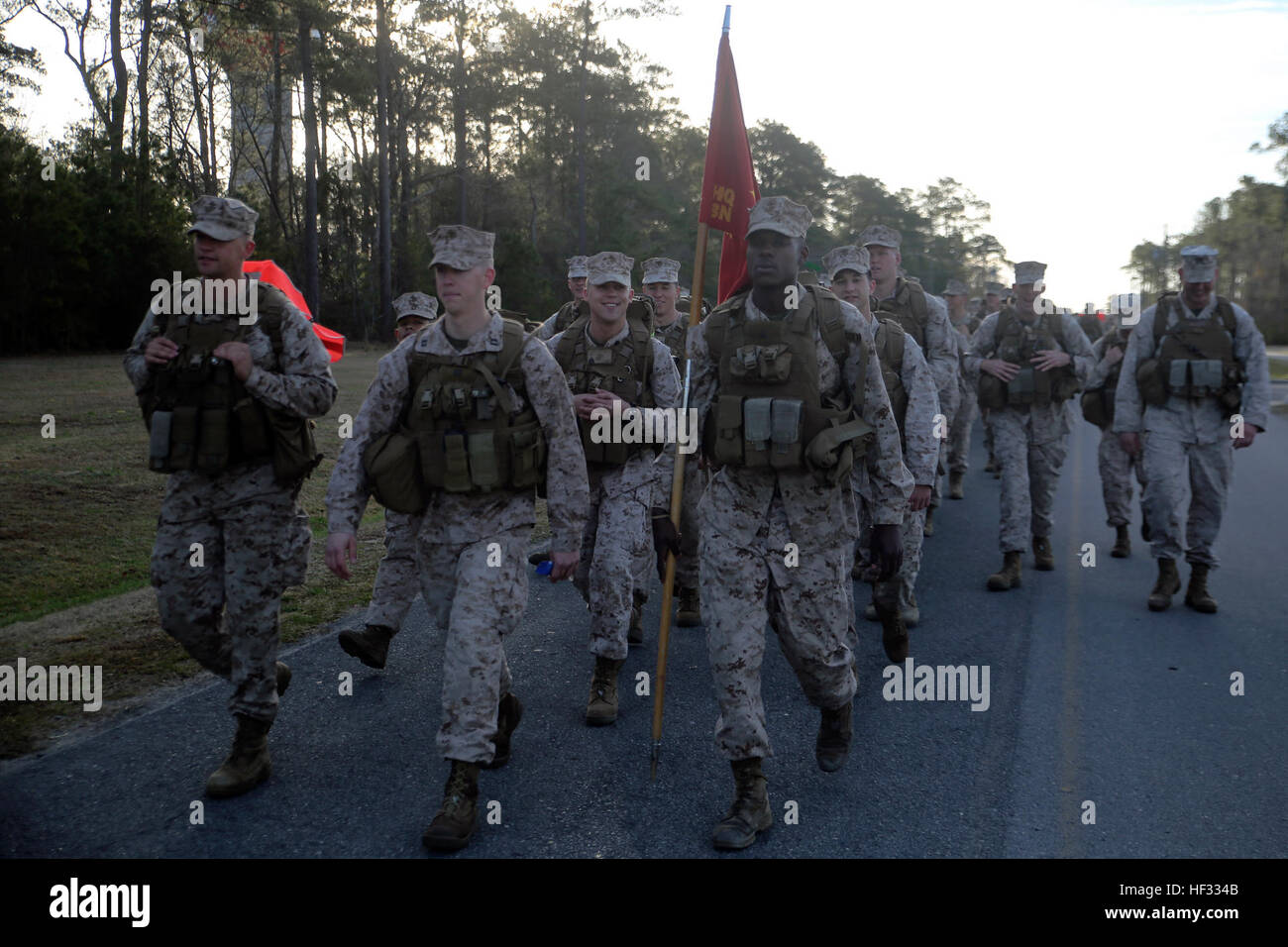More than 900 Marines with Headquarters Battalion, 2nd Marine Division ...