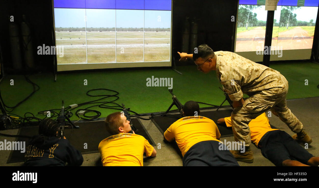 Sgt. Mark Rodriguez, an operator with the Indoor Simulated Marksmanship ...