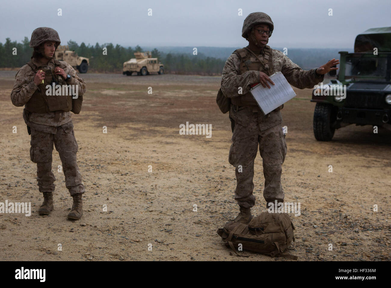 U.S. Marines 2nd Lieutenant Charlotte L. Williams and 2nd Lieutenant ...