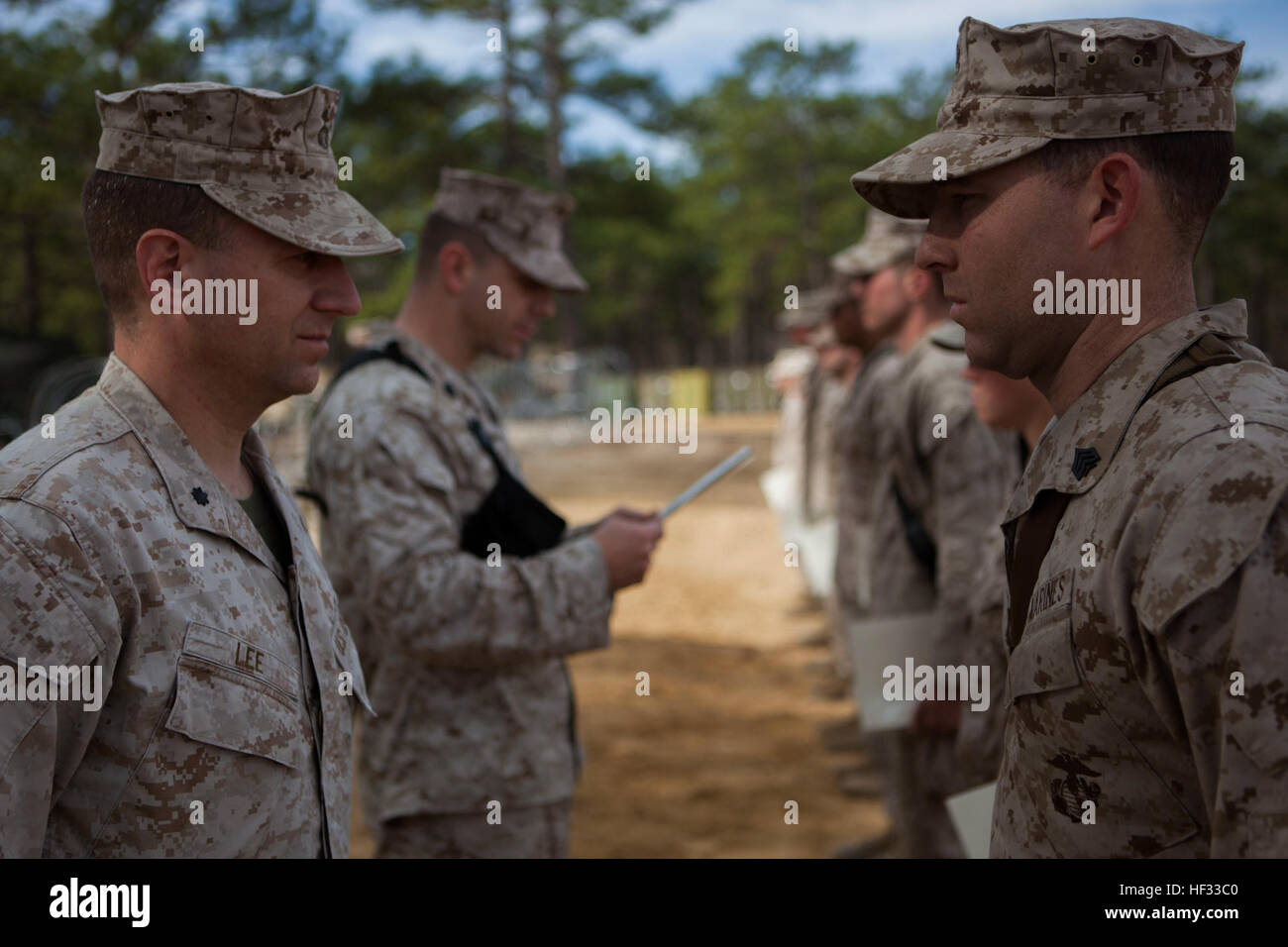 U.S. Marine Corps Sergeant Alan Weaver with 2nd Transportation Support ...