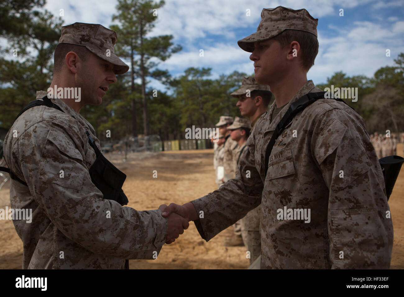 U.S. Navy HN Joseph Pead, with 2nd Transportation Support Battalion ...